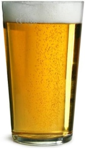Conical Pint Glass Activated 20oz CE - Box of 48
